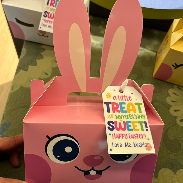 Printable Treat for Someone Sweet Easter Gift Tag, Easter Basket Gift ...