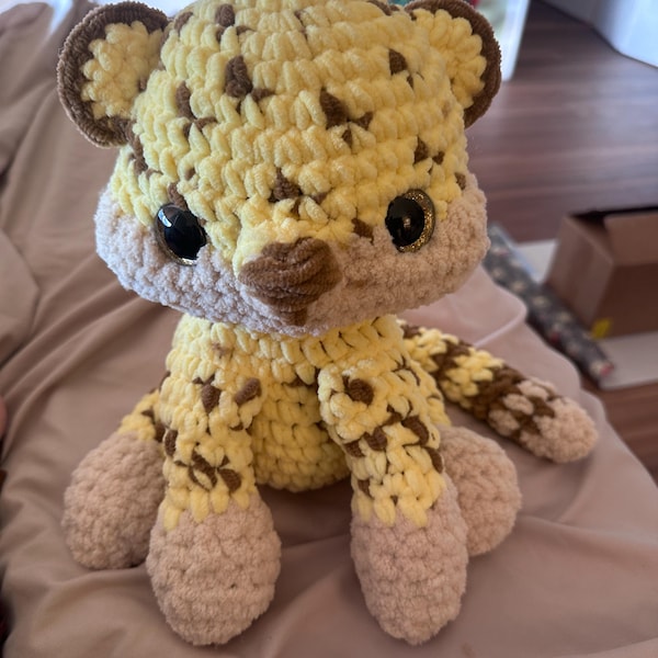 Amigurumi Cheetah Pattern, Crochet Cheetah, PDF Pattern, Cheetah Plush ...