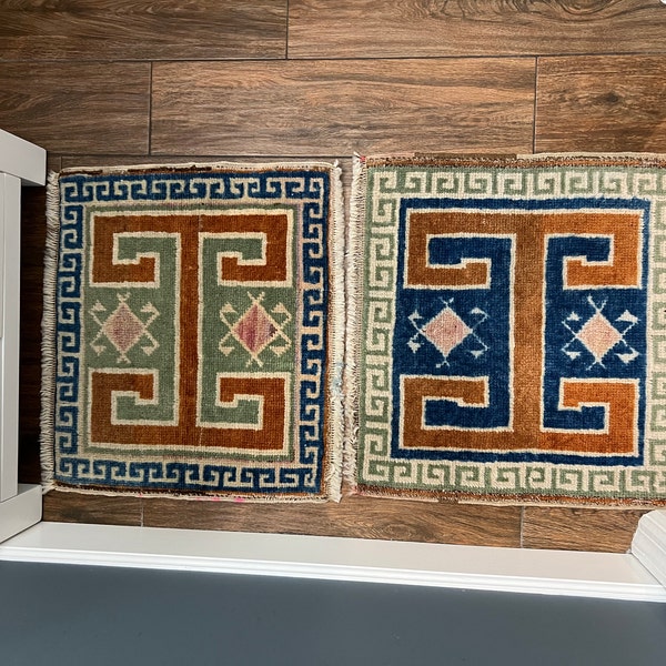 Vintage Faded Pale Colors Rug for Home and Nursery Decor, Low Pile ...