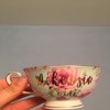 CUSTOM Tea Cup Personalized Tea Cup and Saucer Custom - Etsy