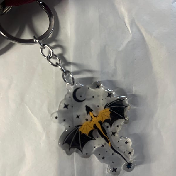 Dragons Trio Tairn, Sgaeyl and Andarna Fourth Wing Inspired Glitter ...