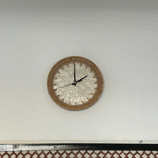 Boho Art Wall Clock Unique, Rustic Cottagecore Clocks for Wall ...
