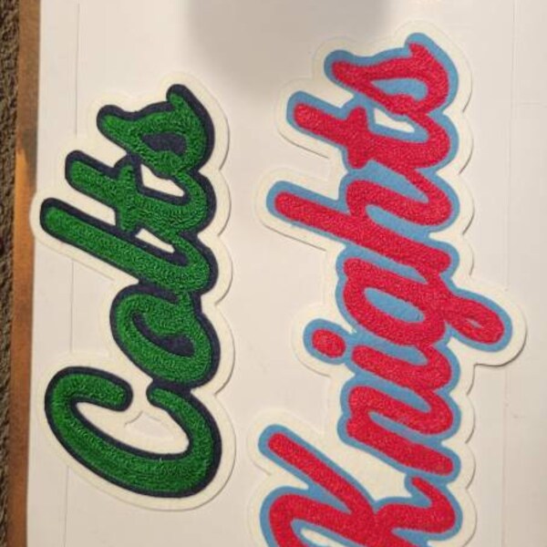 State Chenille Varsity Letterman Patches - Etsy