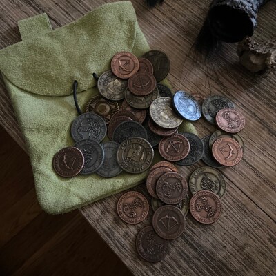 Fantasy Coins Elven Gold Piece - Etsy