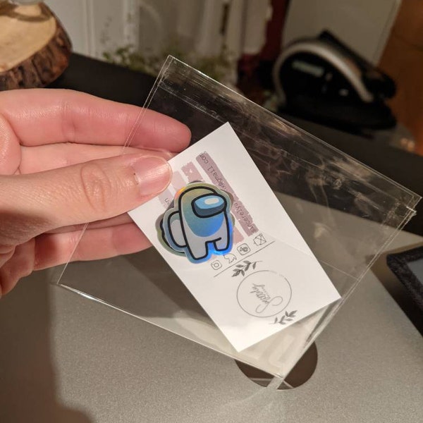 Holographic Among Us Crewmate Sticker - Etsy