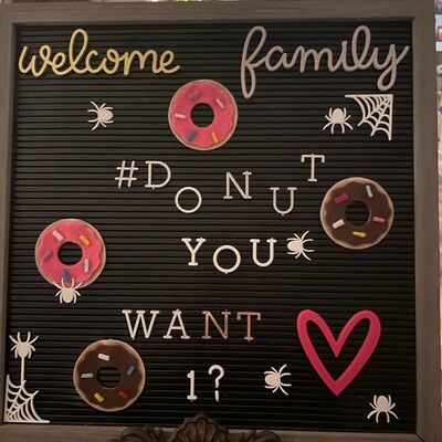 Spider and Spider Web Letter Board Icons 6 Legged Insect Happy ...