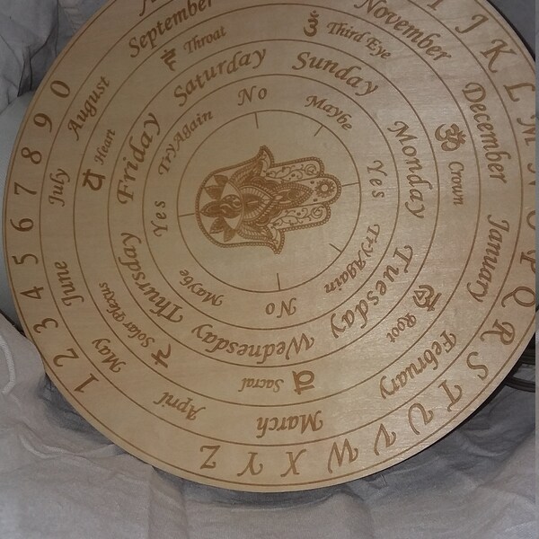 Pendulum Board Set, Hand of Fatima, Divination Tool, Intuition ...
