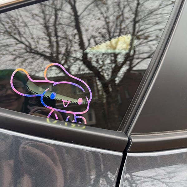 Kuro Cutie Tramp Stamp Decal Cute Car Tramp Stamp Cute Car Decal Cute Car Sticker Shimmer Decal ...