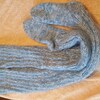 FUZZY Mohair WHITE Long Mittens Thick Warm Handmade Soft Ski Cosy ...
