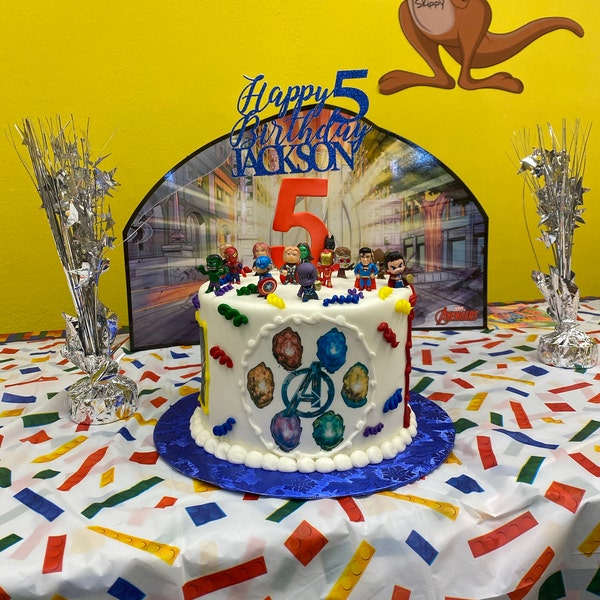 Any Number!, Custom Birthday Cake Topper, 11 Cake Topper, Happy 11th ...