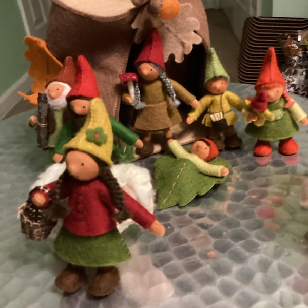 Sleep Sack Bedding for Little Waldorf Pocket Baby Doll, Handmade Wool ...