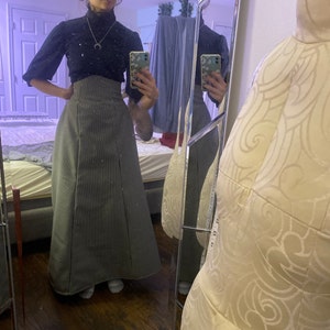 1890s Split Riding Skirt Sewing Pattern Victorian Cycling Skirt ...