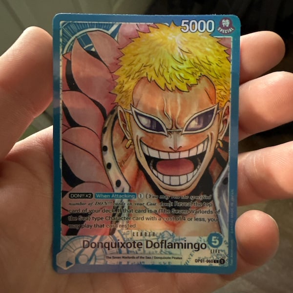 Manga Rare Gol D. Roger OP09-118 Proxy One Piece Card Game - Etsy