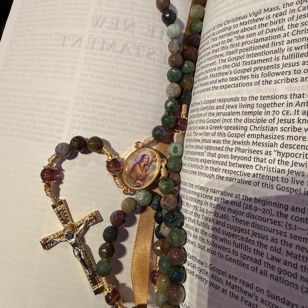 Saint Mary Magdalene Rosary- Memento Mori Catholic Gift - Jesus Mary ...