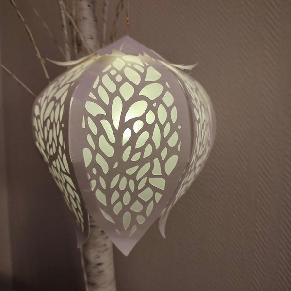 Paper Lantern Nativity of Jesus - Paper Cut Lamp for Christmas ...