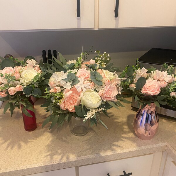 Wedding Bouquet, Bridal Bouquet, Blush Wedding Bouquet, Blush Pink ...