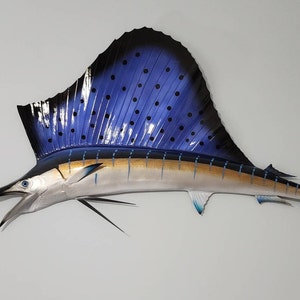 50” Barracuda Half Sided Fish Mount - Etsy