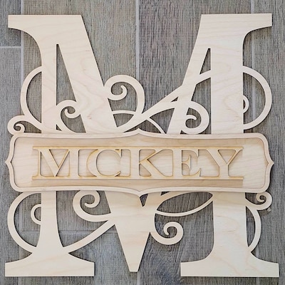 Star of David Monogram Sign Digital File SVG Glowforge - Etsy