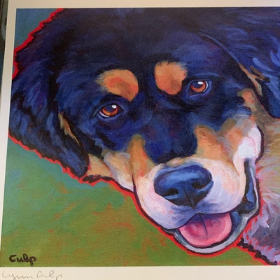LABRADOODLE Dog 8x1 Art Print by Lynn Culp - Etsy