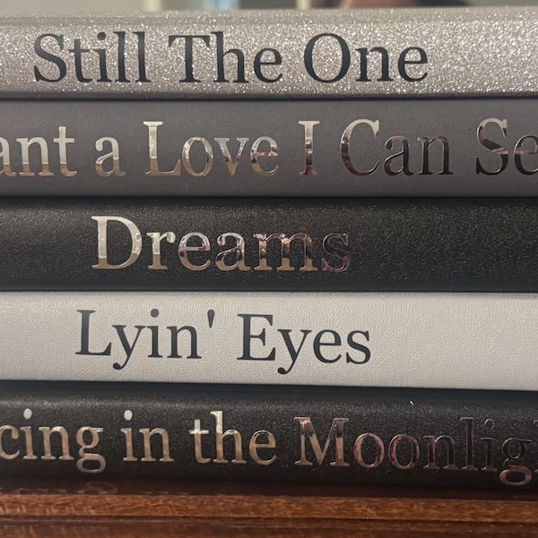 4 Set of Books | Customizable Book Stack | Fashion Books | Glam Decor ...