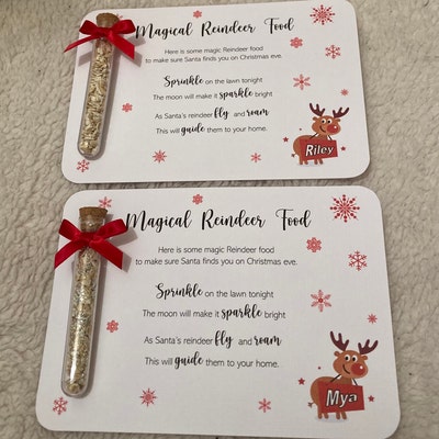 Christmas Magic Reindeer Food, Santas Sleigh, Magical Reindeer Dust ...