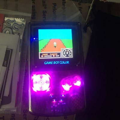 Custom Backlit Nintendo Gameboy Color Clear Green/black by ...