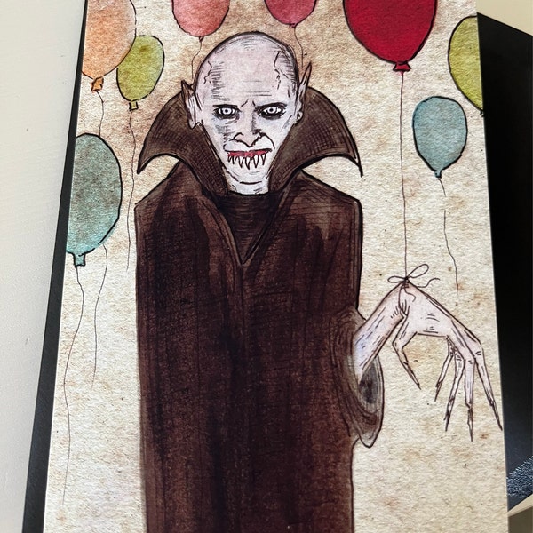 Vampire Birthday Greeting Card - Etsy