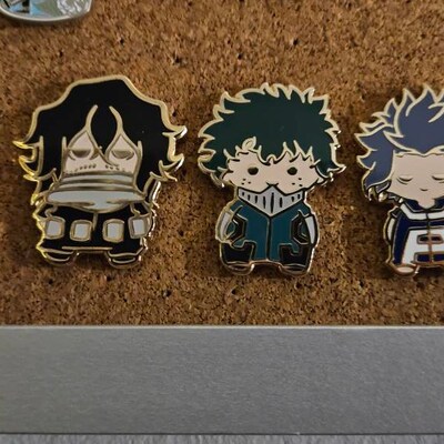 Chibi Academia Pins, MHA Chibi Pins, Cute Anime Chibi Pins, Cute Anime ...