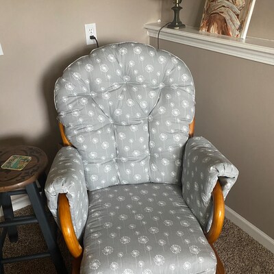 Wingback Rocker Replacement Cushions / 4 Post Rocker Cushions - Etsy