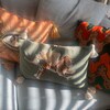 Cheeky Leopard on Super Plush Fabric Snuggly & Stretchy Leopard Throw ...