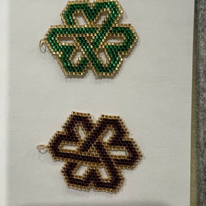 Cross in Teal and Copper Brick Stitch and Peyote Patterns 2 PDF ...