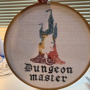 RPG Bard Cross Stitch Pattern Role Play Tabletop Embroidery | Etsy