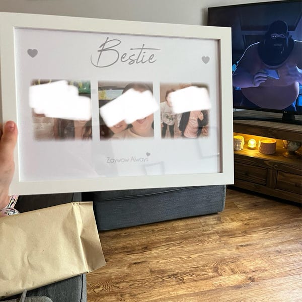 Personalised 21st Birthday Photo Collage Frame, 21st Birthday Gift ...