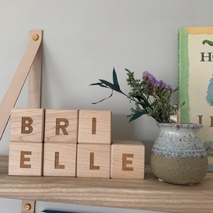 Custom Name Wooden Blocks handmade Personalized Blocks on - Etsy
