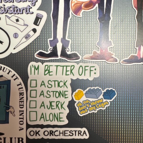 AJR Living Room Stickers - Etsy