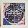 3D Layered Dragonfly SVG PDF EPS, Dragonfly Shadow Box, Dragonfly 3D ...