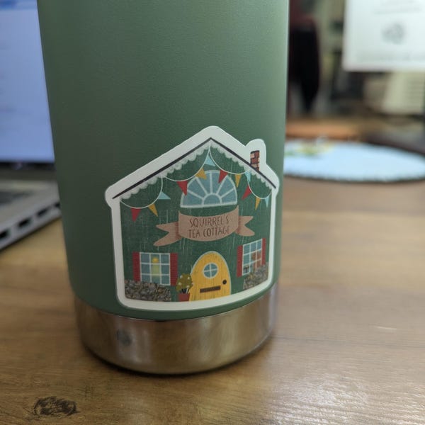 Cute Little Free Library Sticker - Bibliophile Vinyl Sticker - Book ...