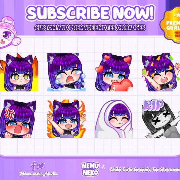 Custom Animated Facecam Overlay / Webcam Overlay in Cute Style or ...