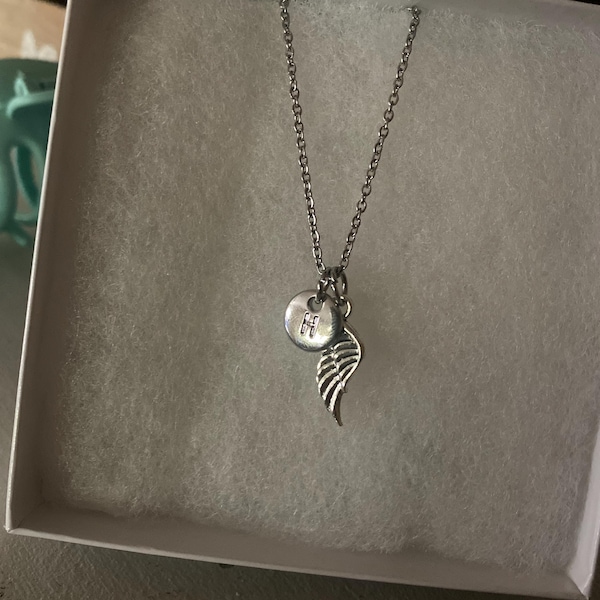 Angel Wings Necklace Gift From Heaven Memorial Gift From Angel Passed ...