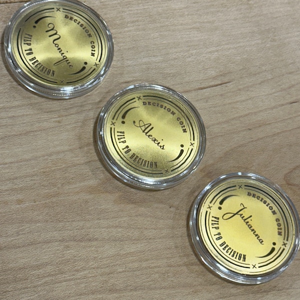 Custom Name Coin,personalized Coin,custom Flip Coin,decision Making ...