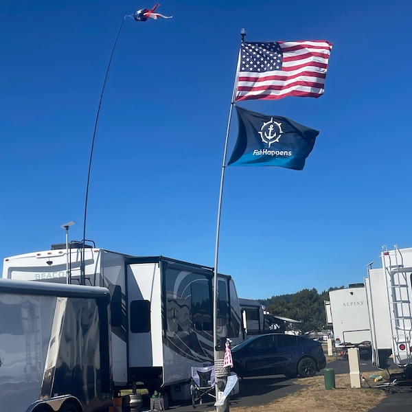 Personalized Boat Flag, Custom Captain Gift, Nautical Code Flag, Boat ...
