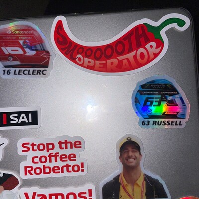 Fastest Lap Driver Name Sticker Pack F1 Sticker Formula One - Etsy