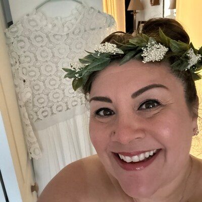 Adult Greenery Crown, Greenery Halo, Simple Floral Crown, Wedding ...