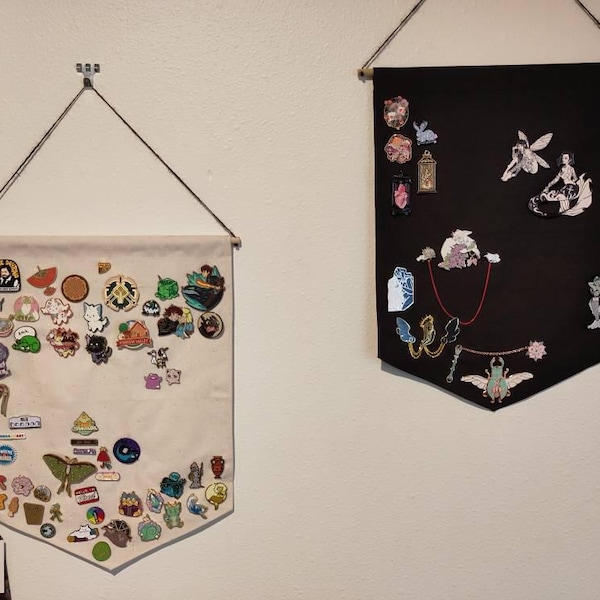 Enamel Pin Display Banner, Multiple Sizes, Badge Display, Brooch ...