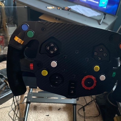 Logitech G29 G923 Mercedes F1 Steering Wheel Mod Addon With LED RPM ...