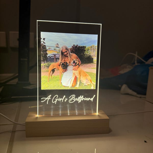 Personalised Tractor Night Light, Digger Light, Tractor Light, Nursery ...