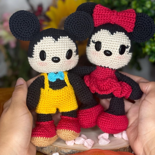 Mike and Mika Cute Mouse | Amigurumi Crochet Pattern by Linhas De ...