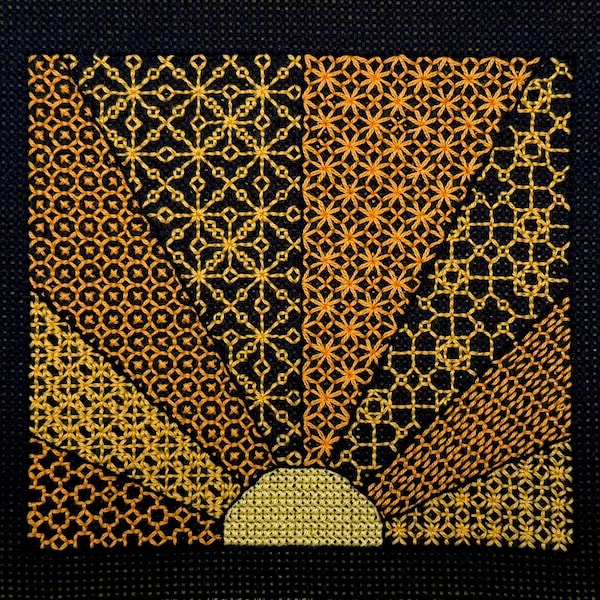 BUTTERFLY COLLECTION Blackwork and Counted Cross Stitch Pattern - Backstitch Butterflies ...