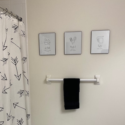Bathroom Funny Print Set, Minimal Funny Wall Art, Bathroom Wall Decor ...
