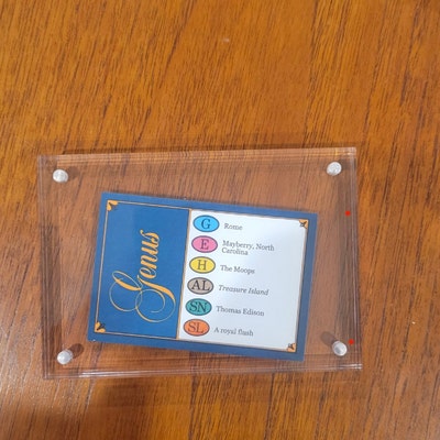 Moops Misprint Card From Seinfeld Season 4, Episode 7: the Bubble Boy ...